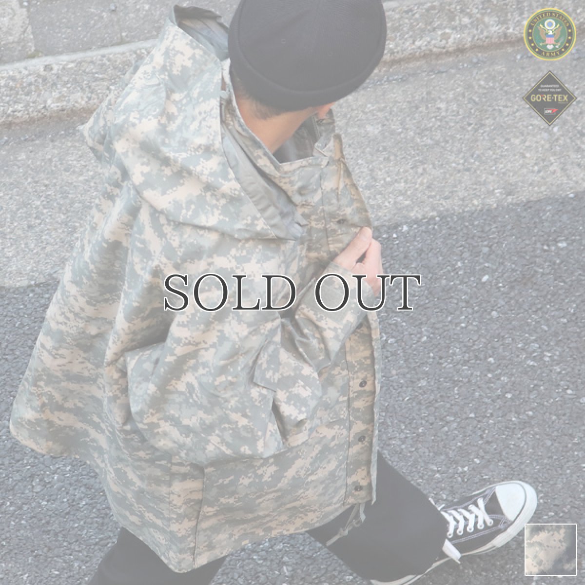 DEAD STOCK / US ARMY ECWCS GORE-TEX PARKA GEN2 ACU(UCP)（米軍 エクワックス ゴアテックスパーカー ） - 【 Audience